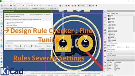 19 Design Rule Checker Fine Tuning Rules Severity Settings Youtube