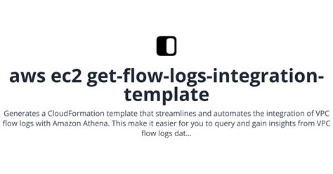 Aws Ec2 Get Flow Logs Integration Template Fig