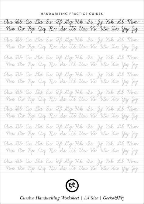Practice Sheets To Improve Handwriting