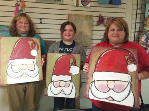 Mojoy Santa Canvas Class