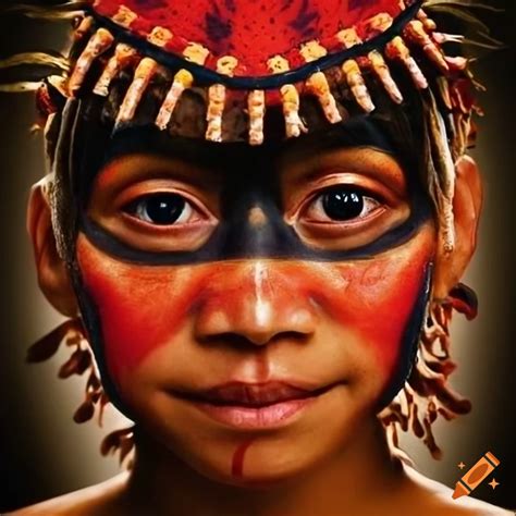 Indigenous Yanomami Pattern Art On Craiyon
