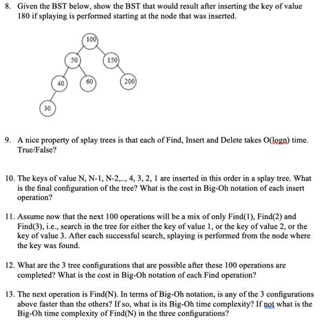 Solved Given The Bst Below Show The Bst That Would Chegg