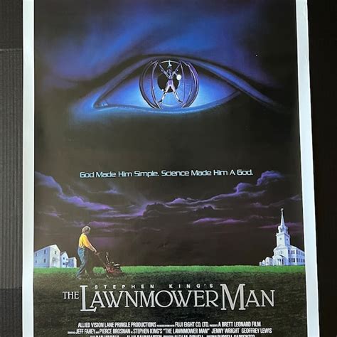 Lawnmower Man Poster Etsy