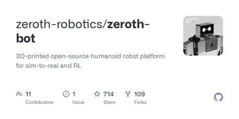 Github Zeroth Robotics Zeroth Bot 3d Printed Open Source Humanoid Robot Platform For Sim To