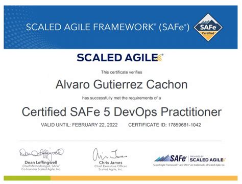 Álvaro gutiérrez on linkedin scaledagileframework safe5 devops agile