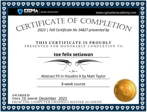 Felix Xia On Linkedin Cgma Houdini Houdinifx