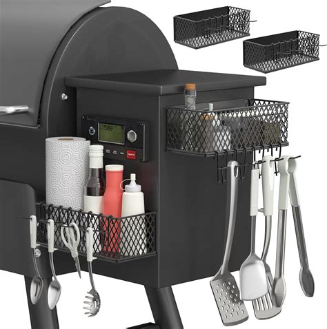 Lehorra 2 Pack Magnetic Storage Bins For Traeger