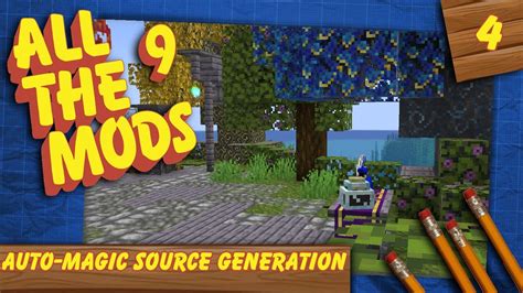 Auto Magic Source Generation All The Mods 9 4 Youtube