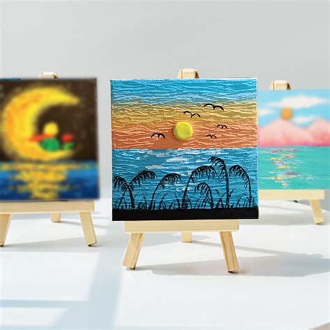 女神新年diy手工材料包，创意立体肌理画小插油画浮雕摆件，如何让礼物更有心意？ Diy 数字油画 淘宝好物网