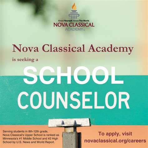 Nova Classical Academy On Linkedin Novaclassical Goknights Counselor Career Education Job