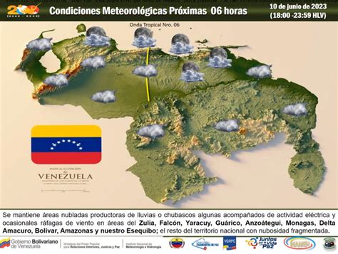 Onda Tropical En Venezuela En Vivo Reporte De Las Lluvias Hoy 10 De
