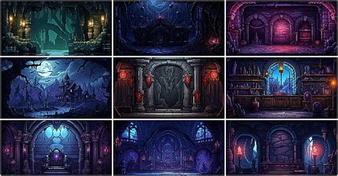Background Pixel Dungeon 2 2d Environments Unity Asset Store