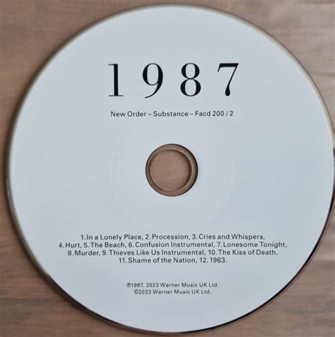 New Order – Substance ( Expanded Reissue) [ Factory – Facd 200][ 4 X CD, Compilation, Reissue ...