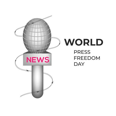 World Press Freedom Day May 3rd And Text Simple Design 18795614 Png