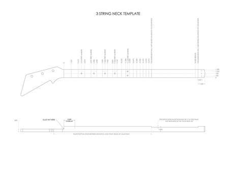 Cigar Box Guitar Plans And Instructions Etsy