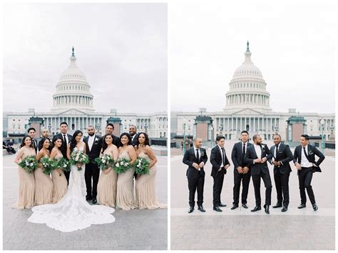 Classic Washington Dc Wedding District Of Columbia Capitol Wedding
