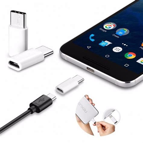 Fashion Microusb To Usb C Adapter مبدل میکرو یو اس بی به تایپ سی