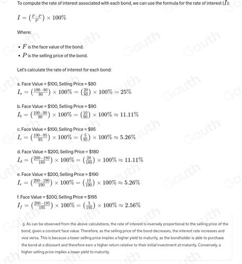 Solved 2 Compute The Rate Of Interest Associated With Each Of These