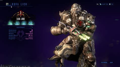 Warframe Rng Experience Road To 60 Kuva Sobek Rwarframe