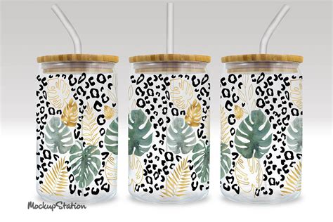Libbey Glass Wrap Bundle 16oz Libbey Can Glass Sublimation Designs By