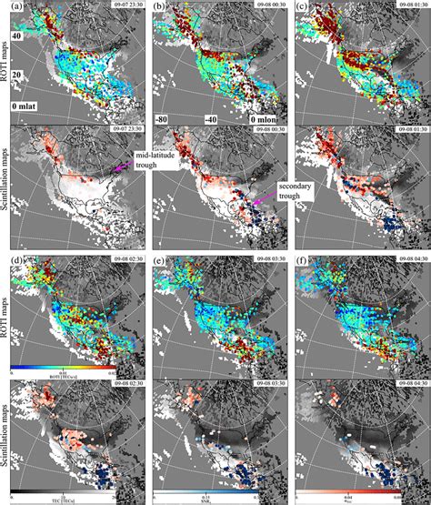 Roti And Scintillation Maps For A Time Period Of The Storm Main Phase Download Scientific