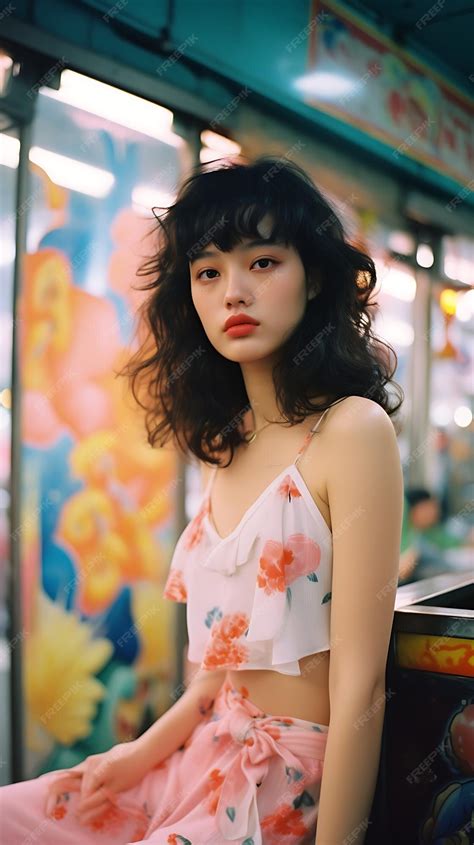 Premium Photo Candid Shot Film Photography Of A Beautiful Hongkong Girl
