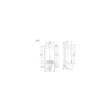 Chauffe Bain OPALIA C14Z Piezo Bas NOx Gaz De Ville Avec Veilleuse