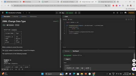 Yadhav Balaji Rao On Linkedin Codingjourney Datascience Pandas Leetcode 75daychallenge