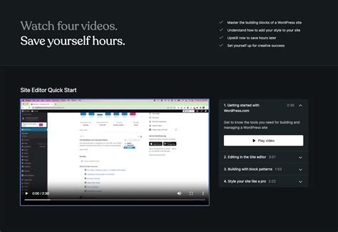 Site Editor Quick Start Videos Update Videos And Copy · Issue 72542