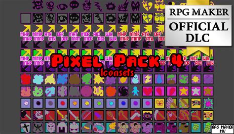 Rpg Maker Mv Pixel Pack 4 Iconsets On Steam