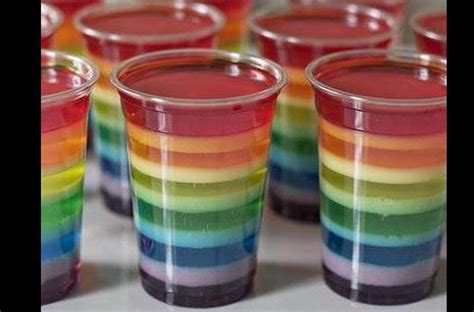 Do You Want A Drink Gelatina Colorida Em Camadas Receita De
