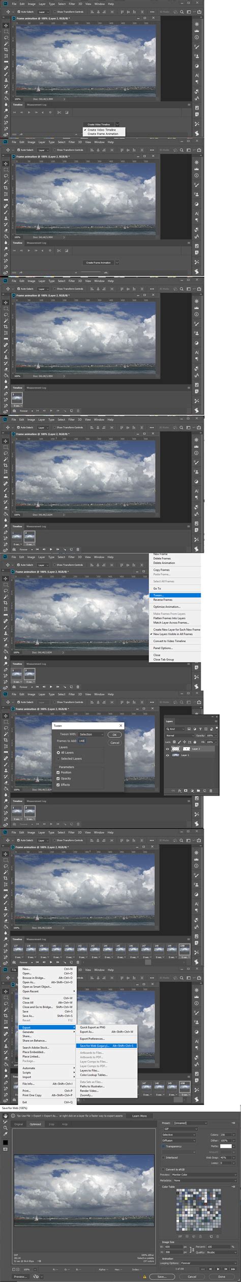 solved why isn t my create frame animation pulldown wor adobe
