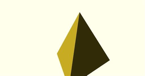 Tetrahedron Openscad By Gael Lafond Download Free Stl Model