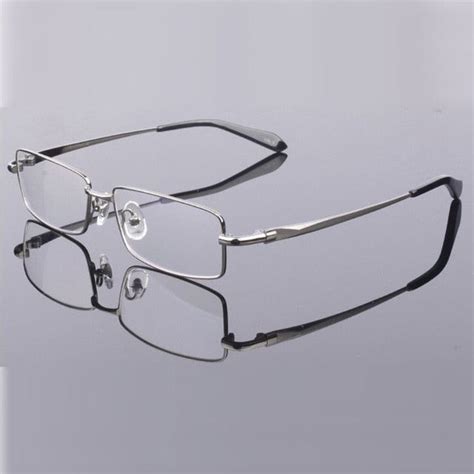 Bclear Mens Full Rim Square Titanium Eyeglasses 9867 Eyeglass Frames