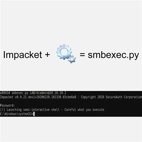 Impacket Remote Execution Tools Smbexecpy U0041