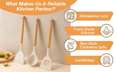 Buy Carrot Silicone Spatula Set For Kitchen Ideal For Non Stick Cooking Pans Spatulas With