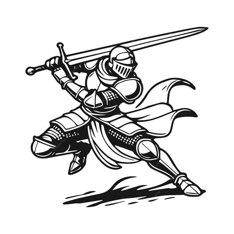 Premium Vector Dynamic And Heroic Knight Poses Stances For Every Battle