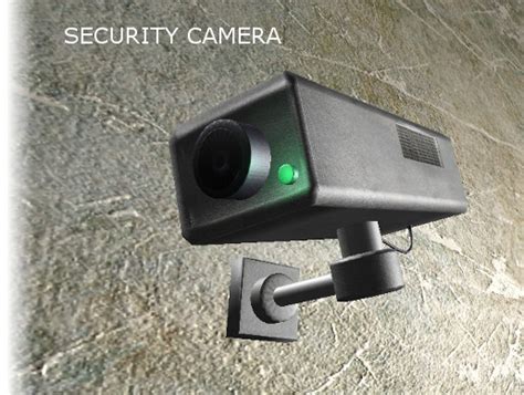 Animated Security 3d Camera With Light 3d 전자제품 Unity Asset Store