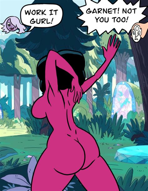 Rule 34 Amethyst Steven Universe Cartoon Network Crystal Gem Female Garnet Steven Universe