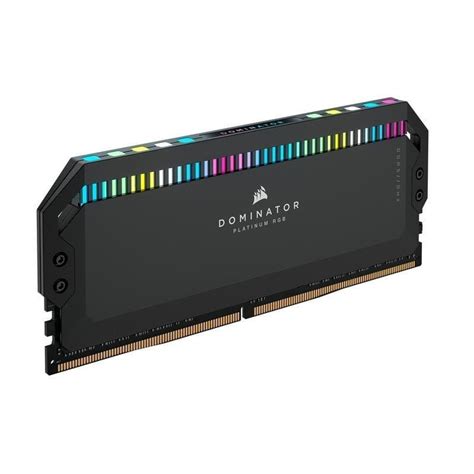 Corsair Dominator Platinum Rgb Ddr5 6000mhz 64gb 2x32gb Cl40 Pretas