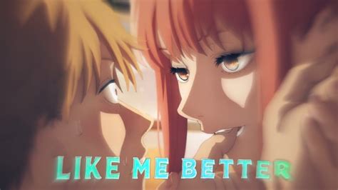 Denji X Makima Edit I Like Me Better X Dildara Youtube