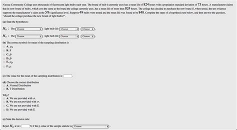 Webwork Questions For Introduction To Statistics