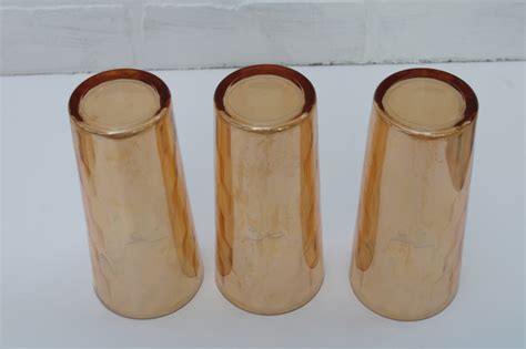 Mod Vintage Tall Cooler Zombie Glasses Jeannette Marigold Iridescent