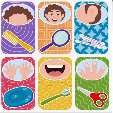 Laminas E Imagenes Del Aseo Personal En Los Niños Hygiene Lessons