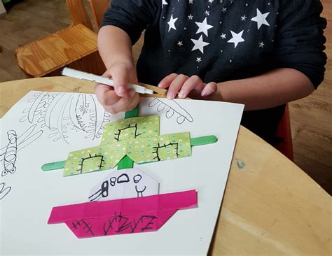 허수아비만들기 허수아비종이접기 가을낙엽그리기 평택세교동미술 네이버 블로그