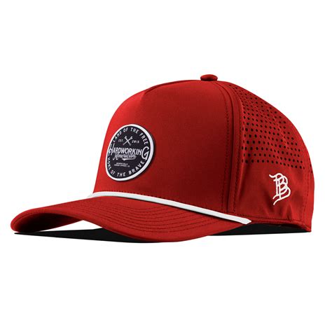 Hardworking Pvc Curved 5 Panel Performance Premium Headwear Branded