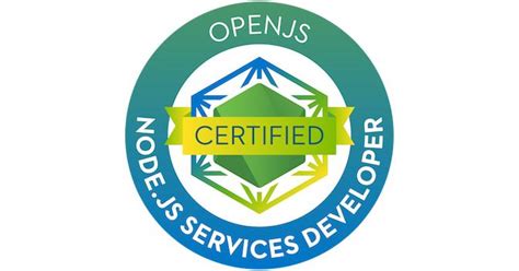 Jsnsd Openjs Nodejs Services Developer Was Issued By The Linux