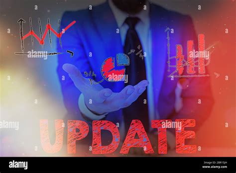 Writing Note Showing Update Business Concept For Make Something More Modern Adding New Facts