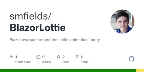 Github Smfieldsblazorlottie Blazor Wrapper Around The Lottie Animation Library