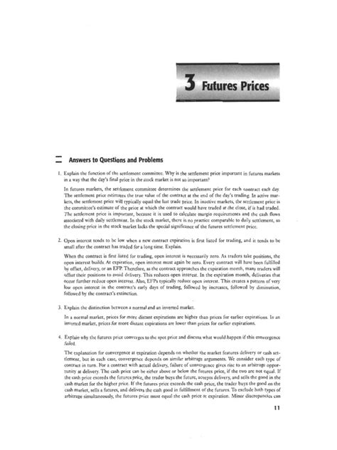 Futures Price Pdf